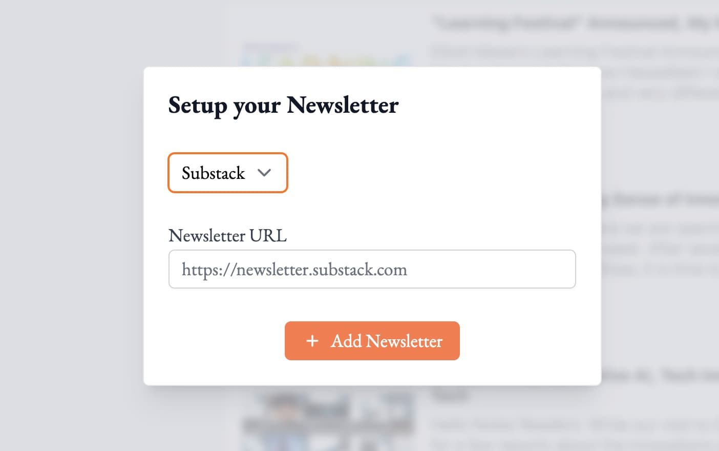 How to embed Substack newsletter archive in Notion page | Stackblocks